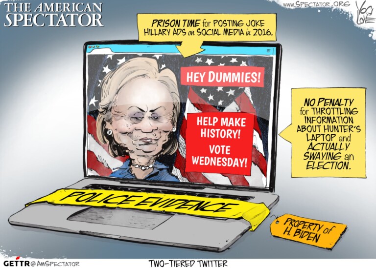 Two-Tiered Twitter - The American Spectator | USA News and PoliticsThe ...