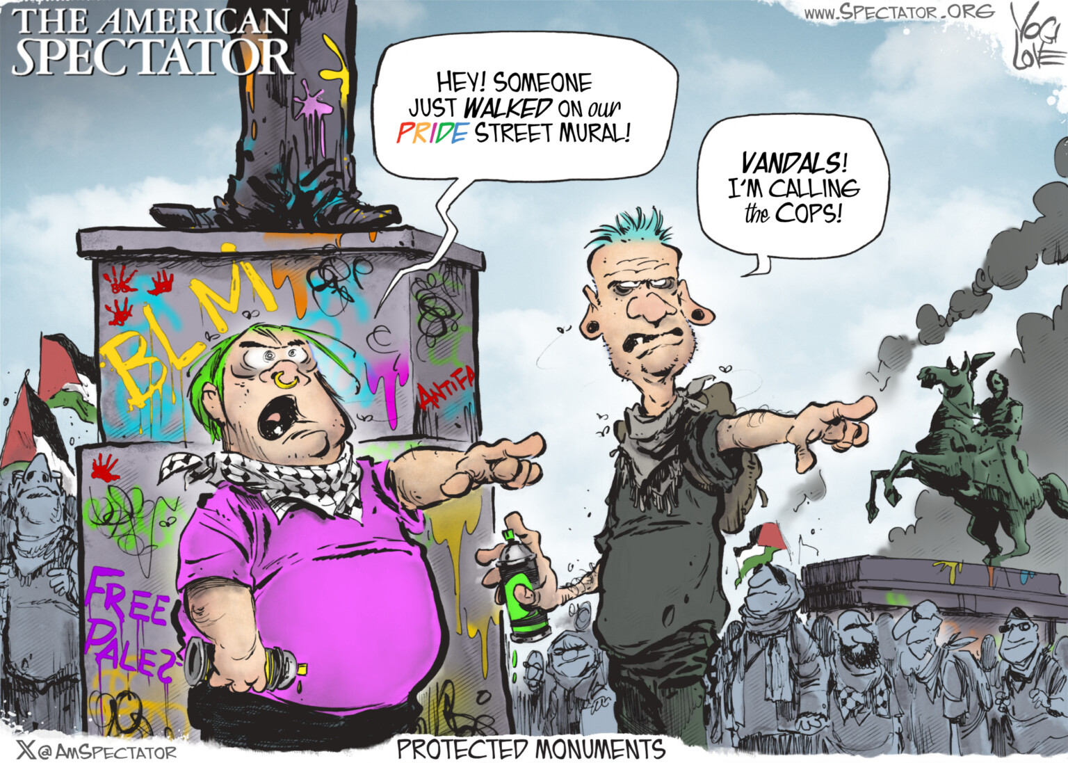 Monument Vandals | The American Spectator | USA News and Politics